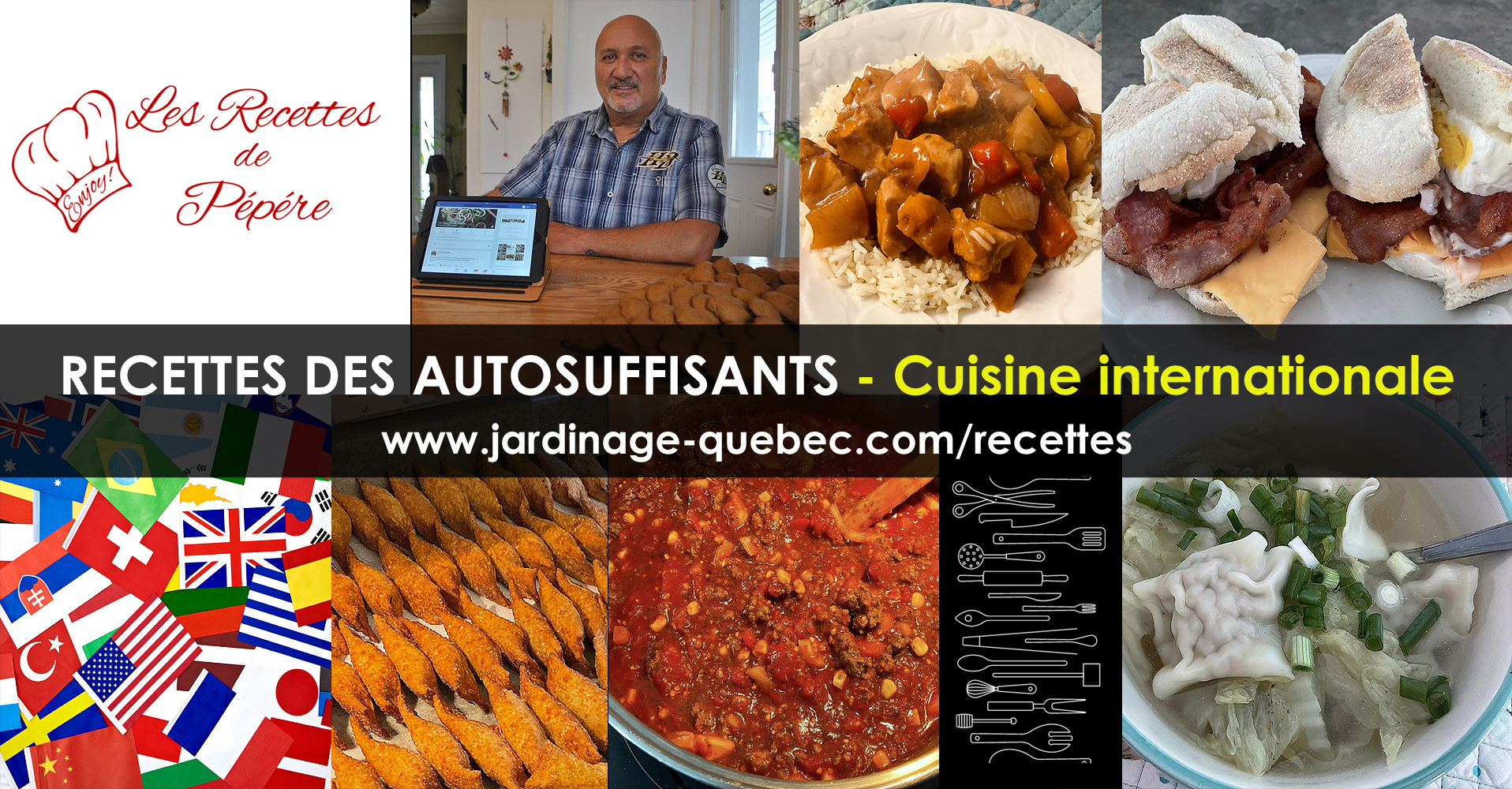 Recettes des Autosuffisants - La Cuisine Internationale