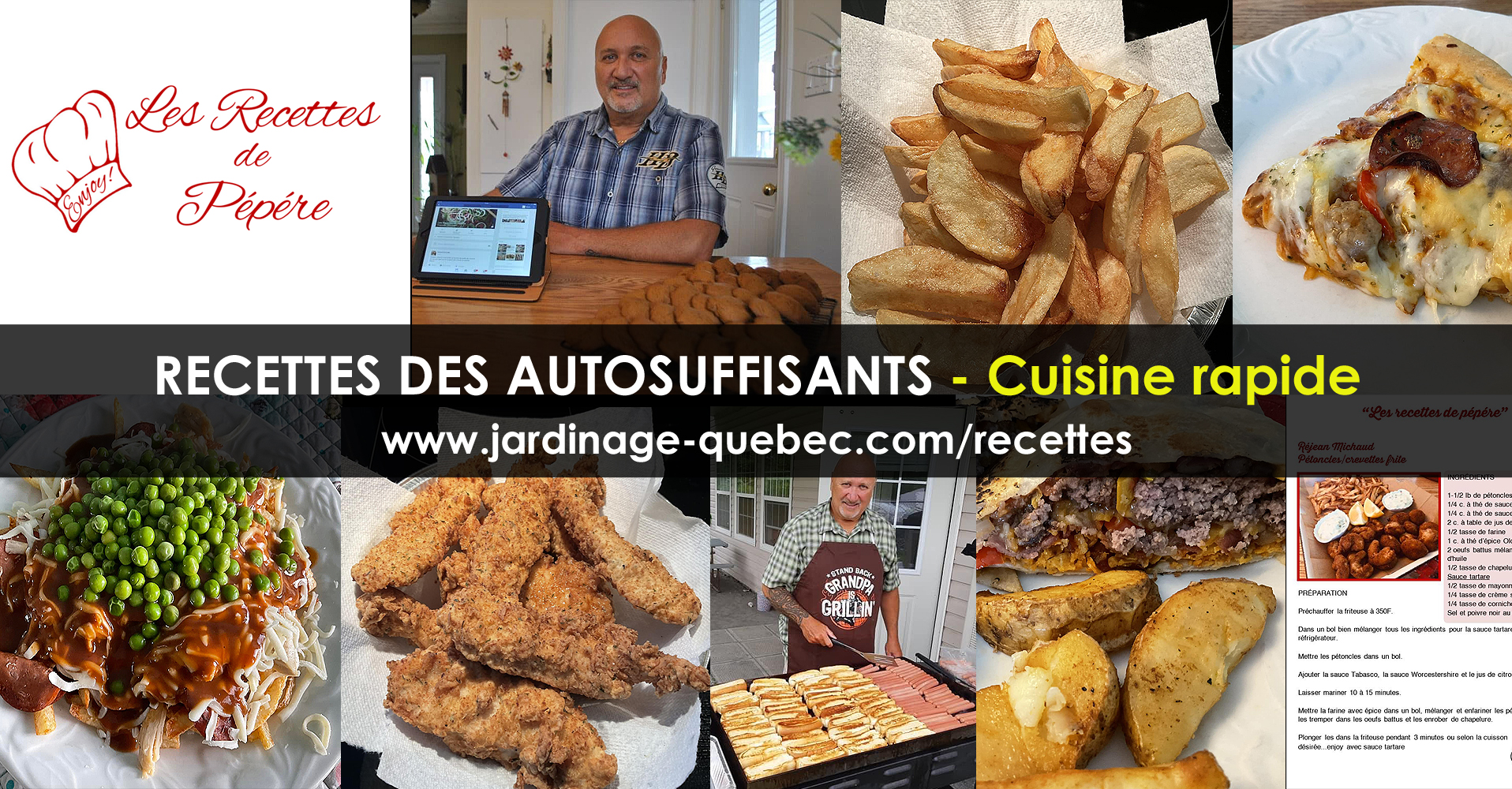 Recettes des Autosuffisants - La Cuisine Rapide ou Fast Food