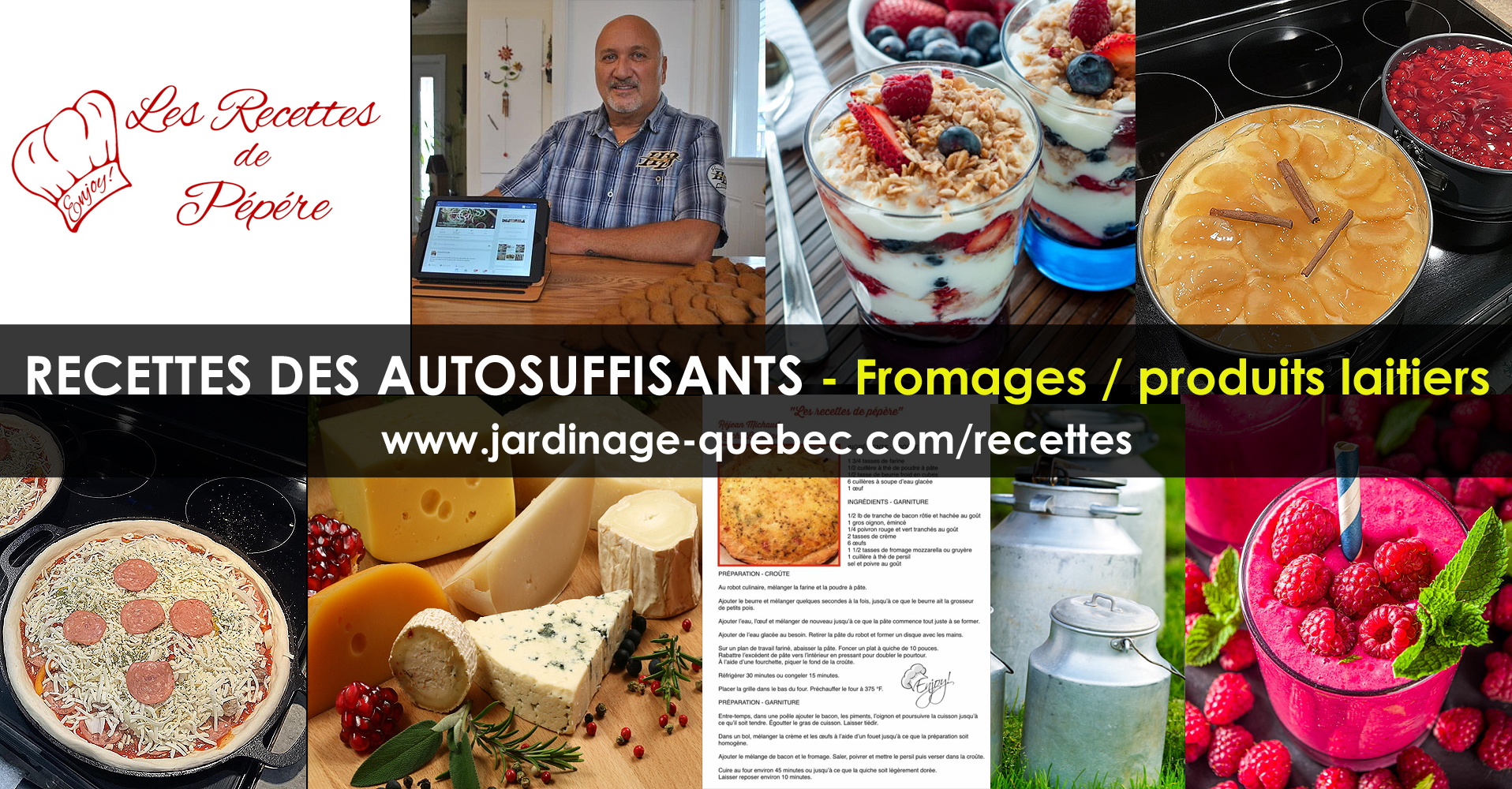 Recettes de Pépére - Les Fromages et Produits Laitiers
