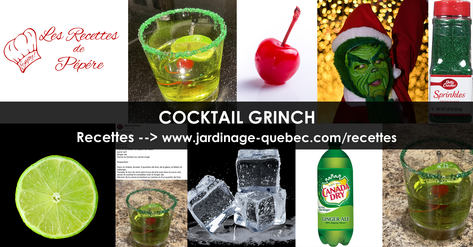 Cocktail Grinch - Recettes de Pépére