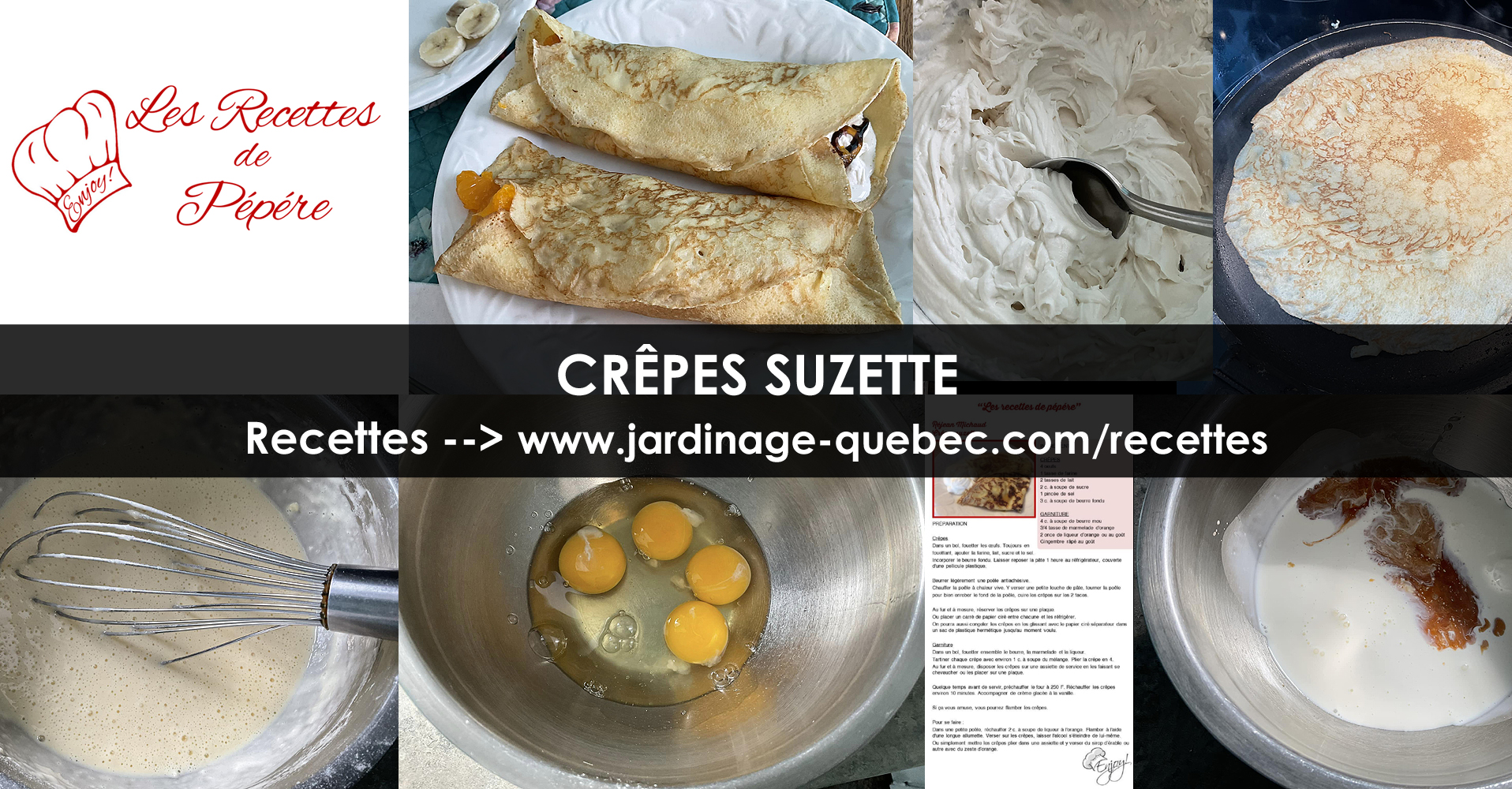 Crêpes Suzette - Recettes de Pépére