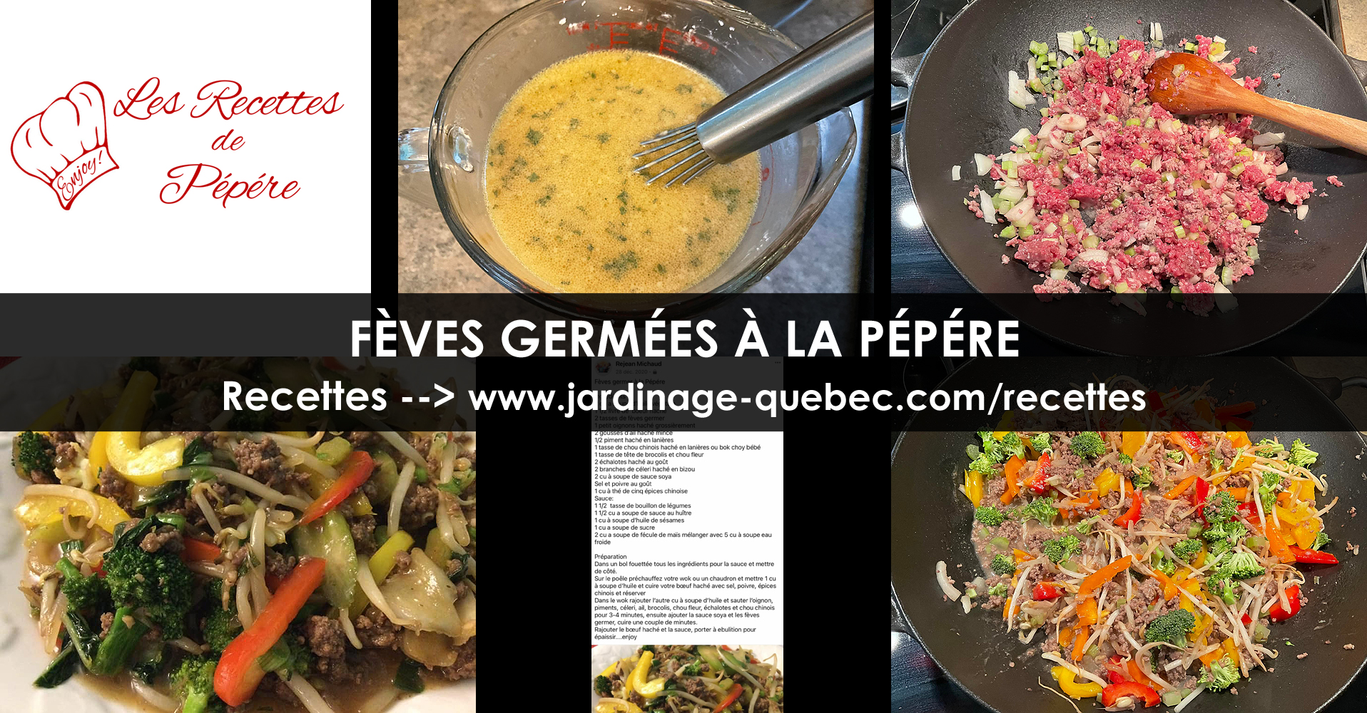 Fèves Germées à la Pépére - Recettes de Pépére