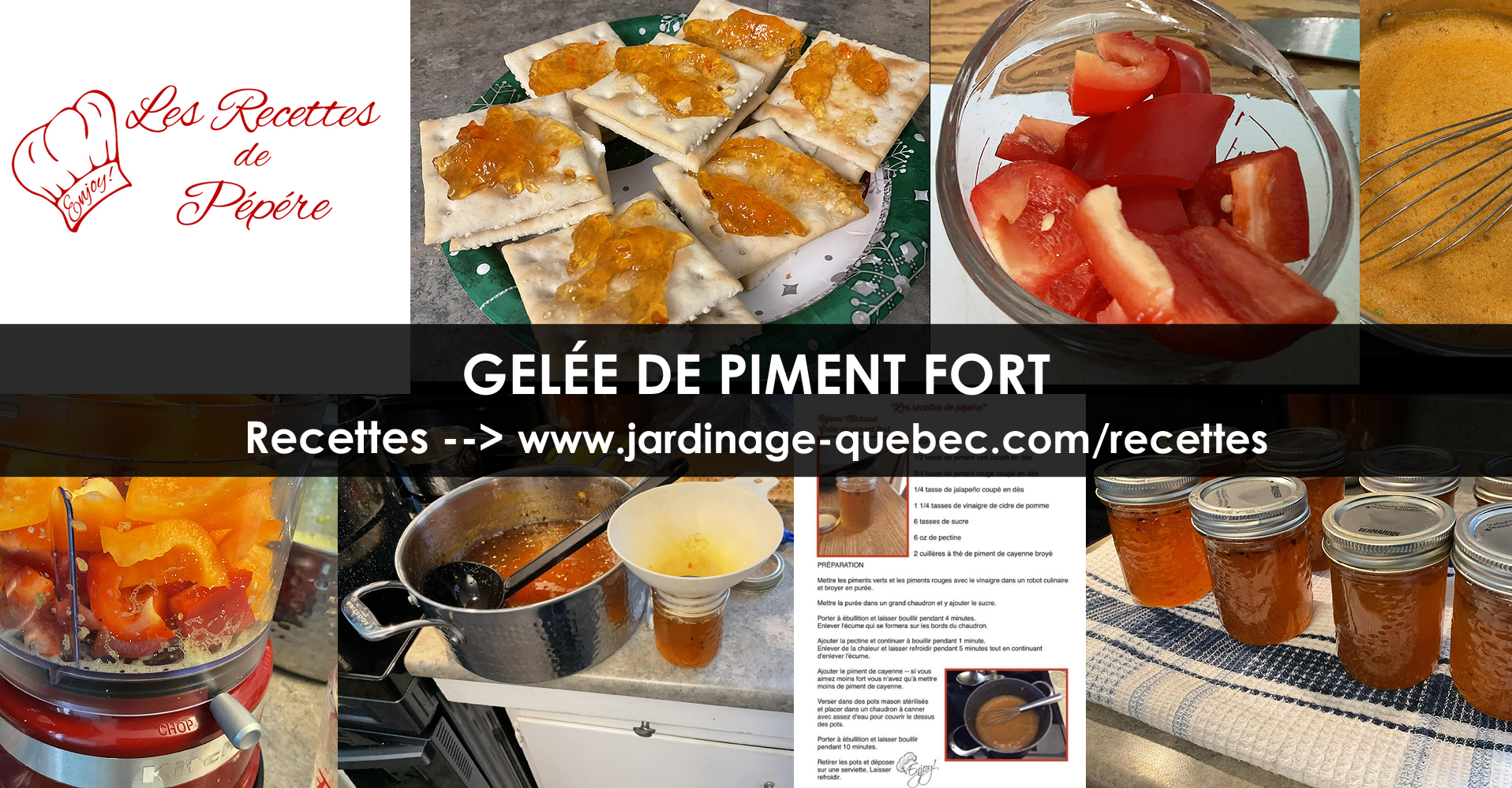 Gelée de Piments Forts - Recettes de Pépére