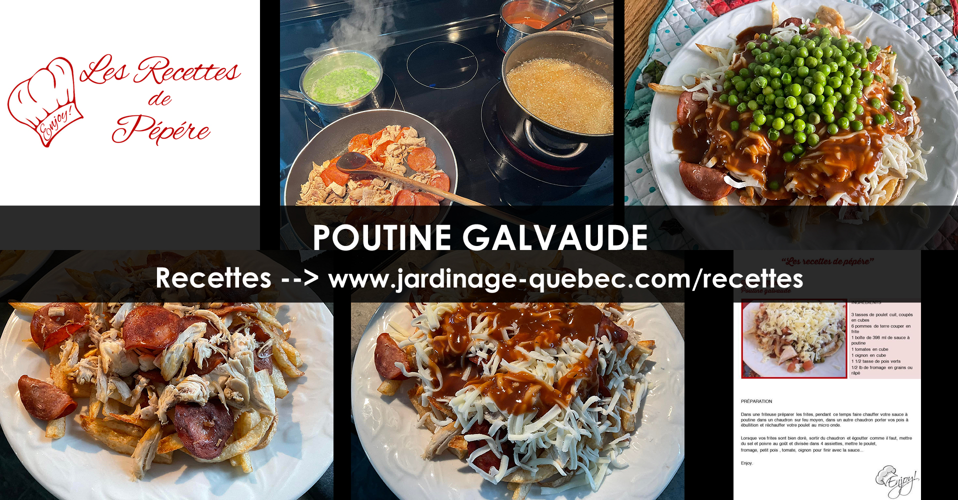 Poutine Galvaude - Recettes de Pépére