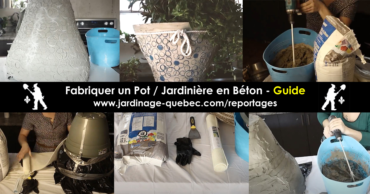 Jardinière et Pot en Béton - Guide de Fabrication Maison